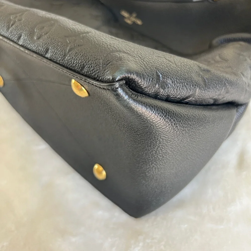 Louis Vuitton | Bags | Authentic Louis Vuitton Black Empreinte Maida ...